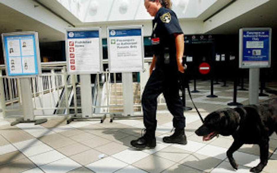 Dogs in Birmingham K-9 Unit Sniff for Bombs at Airport | Aviation Pros
