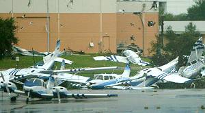 Cleanup Begins After Tornadoes Hit Embry-Riddle Aeronautical University ...