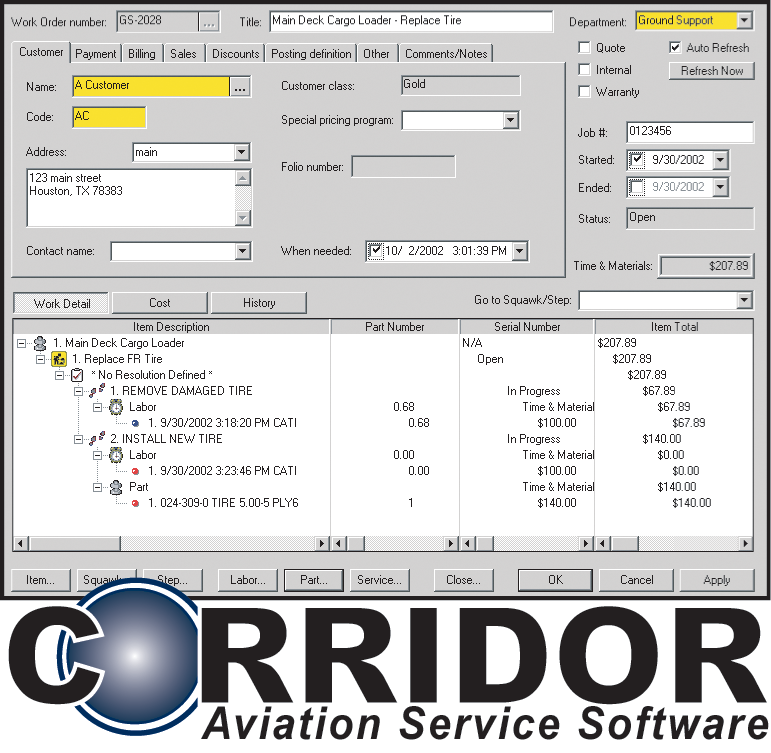 CORRIDOR Aviation Service Software | Aviation Pros