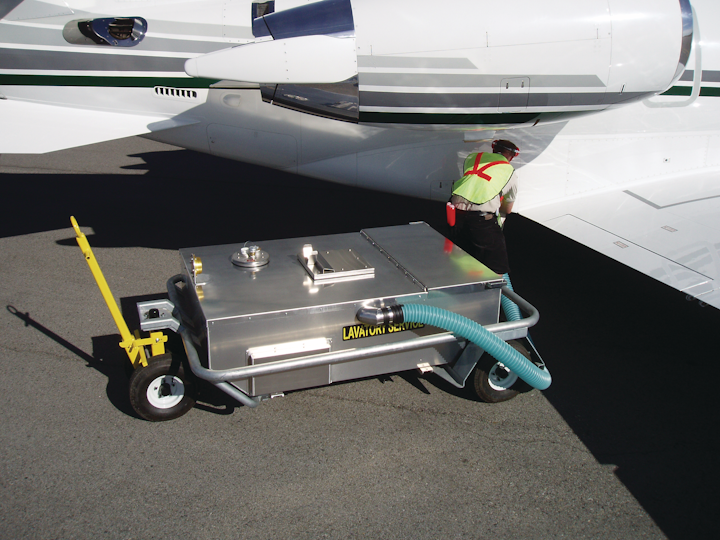 LC180-RJ2 Lavatory Service Cart From: AERO Specialties | Aviation Pros