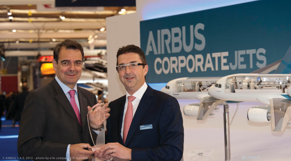 Airbus Corporate Jet Centre receives award for tenth VIP cabin delivery ...
