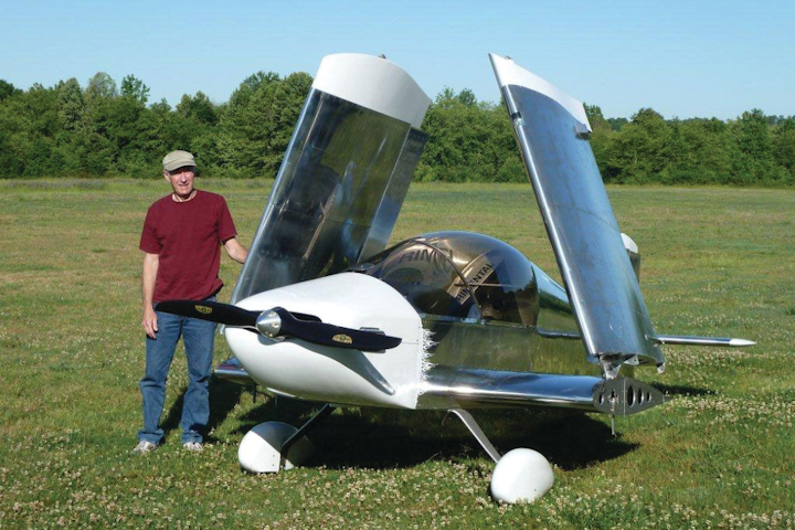 First Customer-Built Onex Single-Place, Folding-Wing Sport Aircraft ...