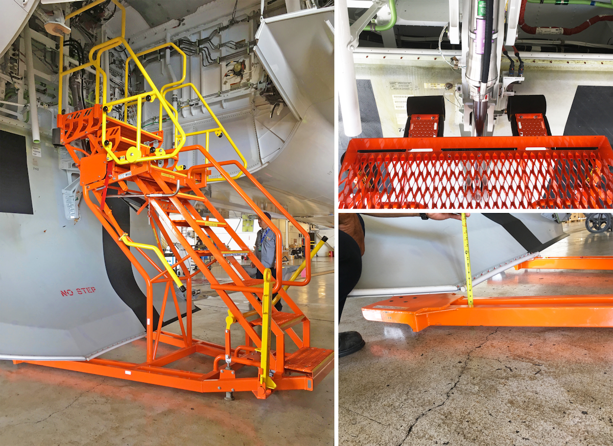 787 Wheel Well Stand From: WAAG | Aviation Pros