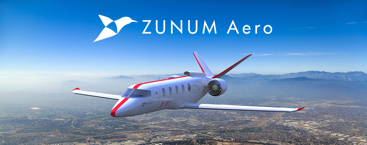 The First Zunum Aero Aircraft to Bear Jetsuite Red-striped Livery ...