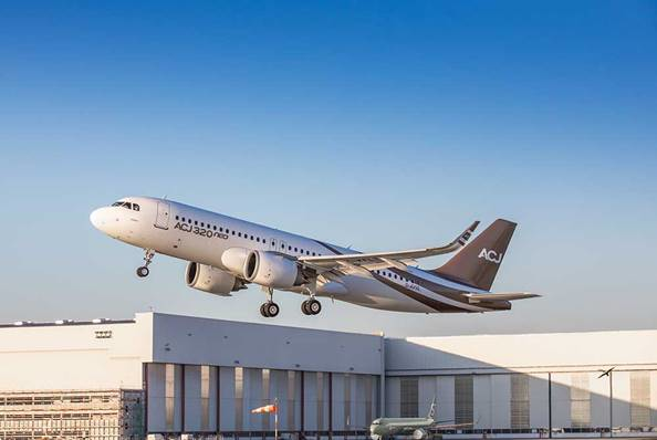 ACJ320neo takes to the skies for the first time | Aviation Pros