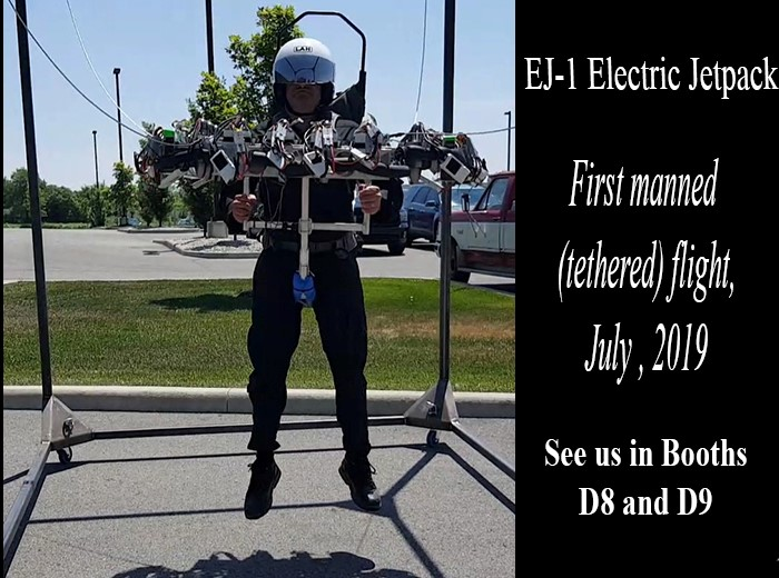 Electric Jet Aircraft to Display "wearable jetpack" at Oshkosh ...
