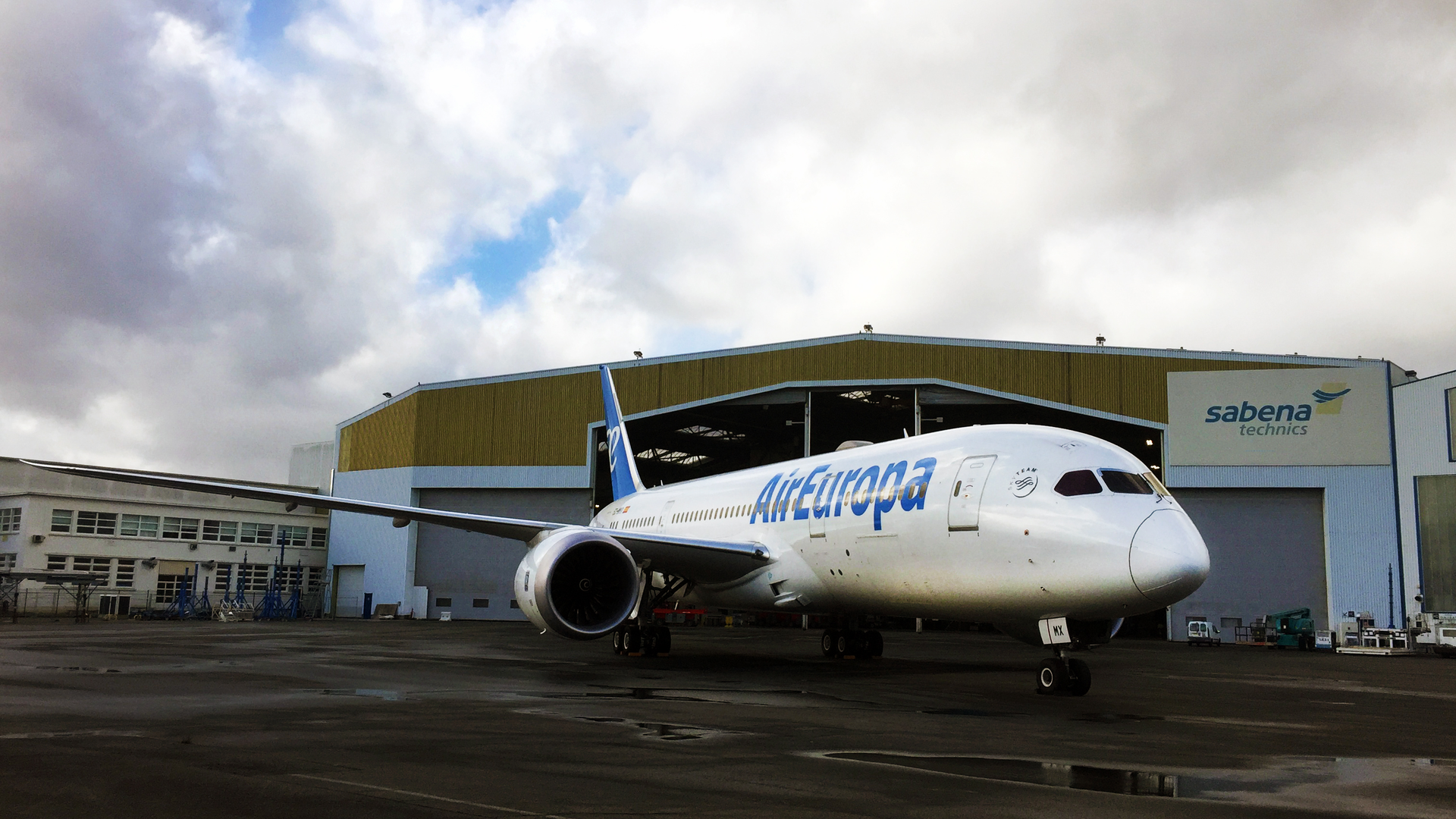 Sabena Technics Performed Its First B787 C-Check | Aviation Pros