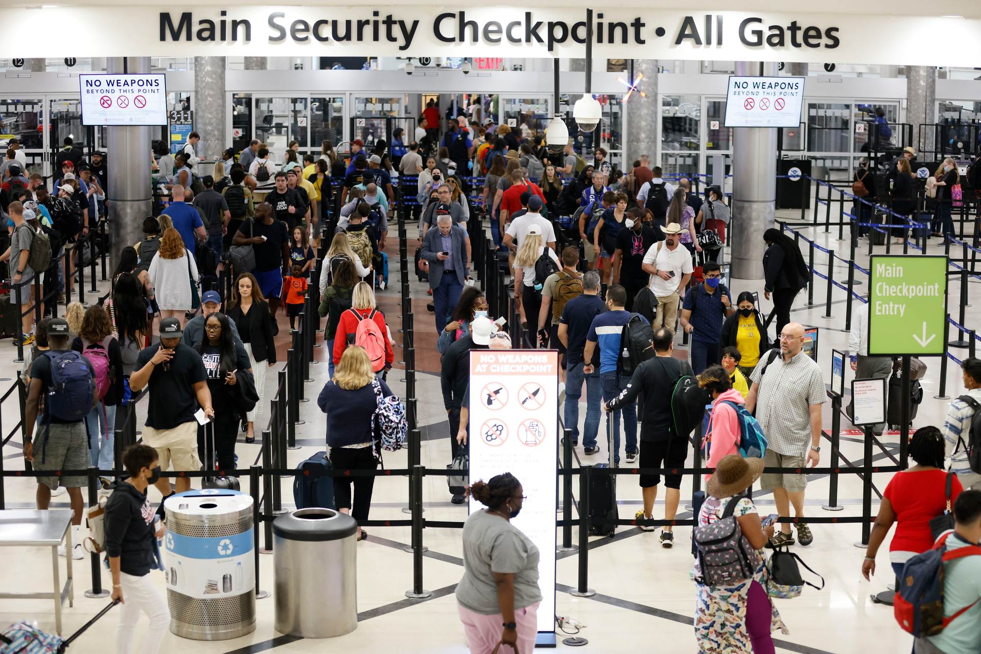 Checkpoint Construction Work Causing Long Waits at Hartsfield-Jackson ...