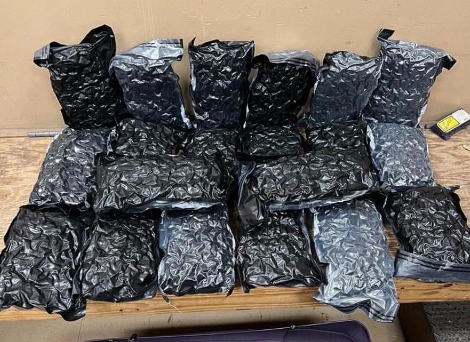 46 Pounds of Marijuana Found Inside Luggage at Birmingham Airport; 2 ...