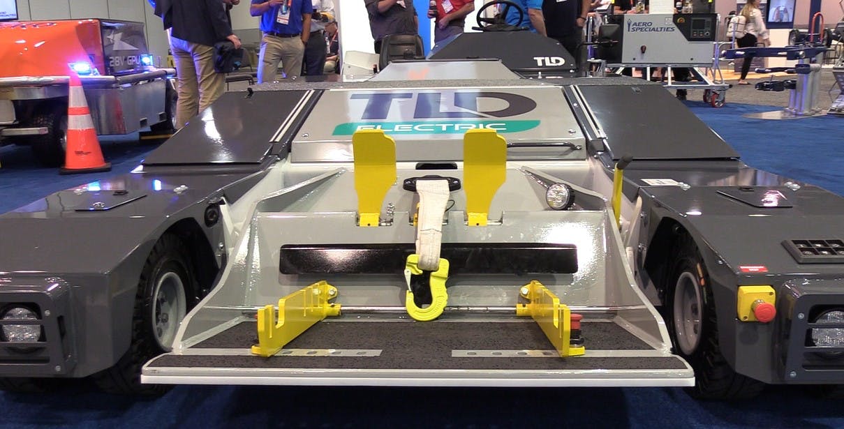 TLD's New Electric, Towbarless Tractor | Aviation Pros