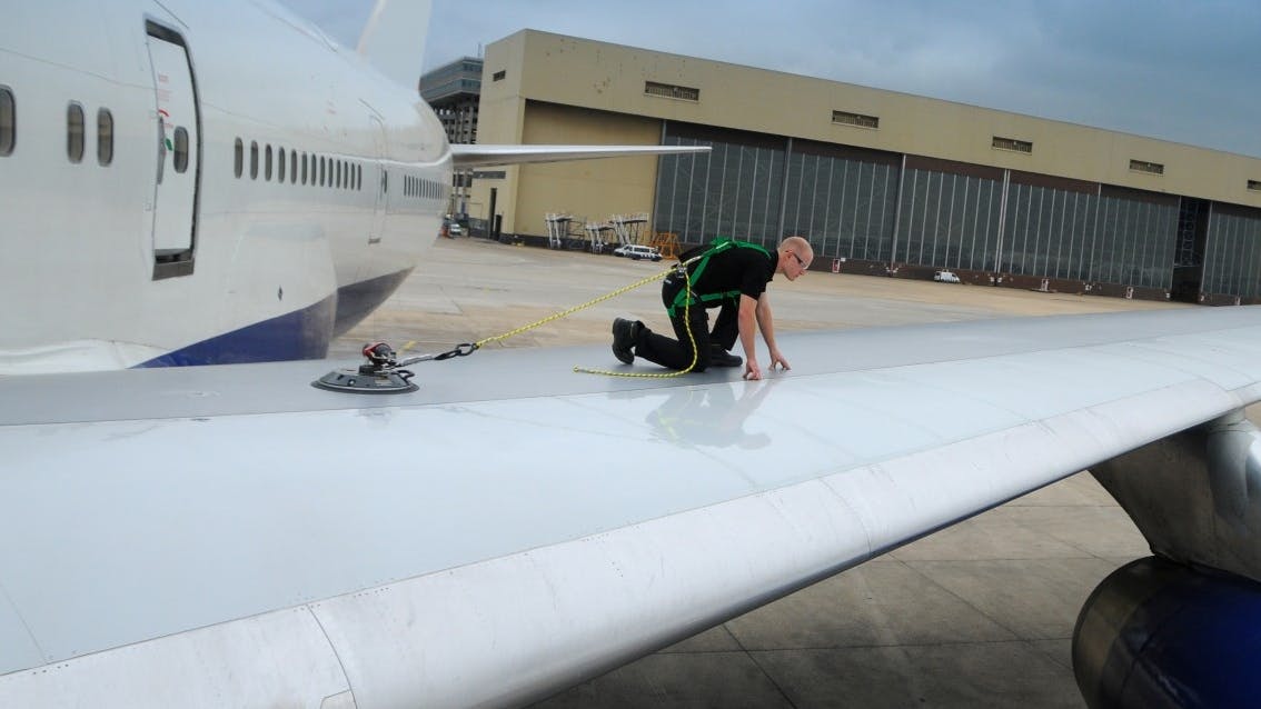 Fall Prevention While Working on Top of Aircraft | Aviation Pros