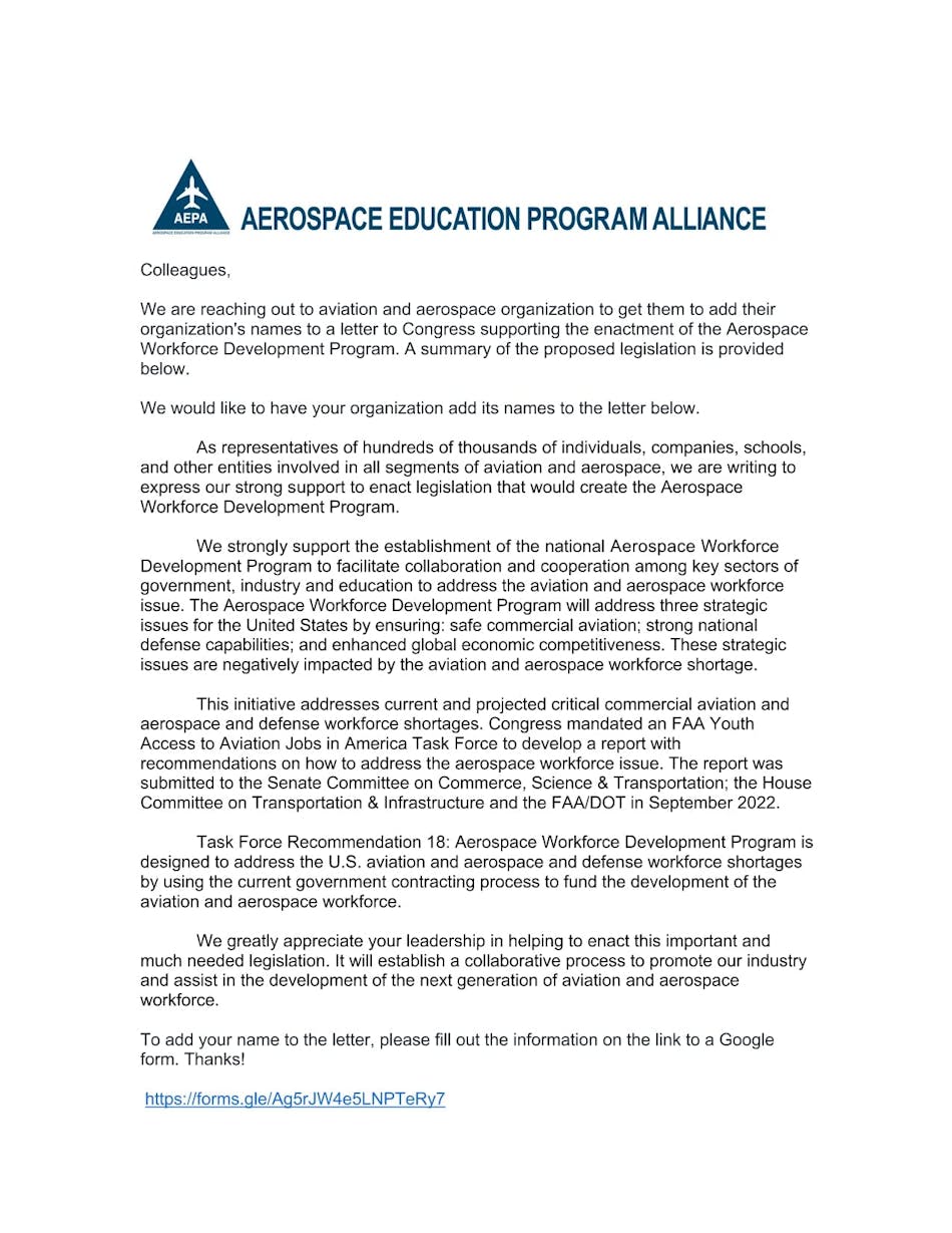 AEPA Seeks Congressional Legislation to Address Workforce Challenges ...