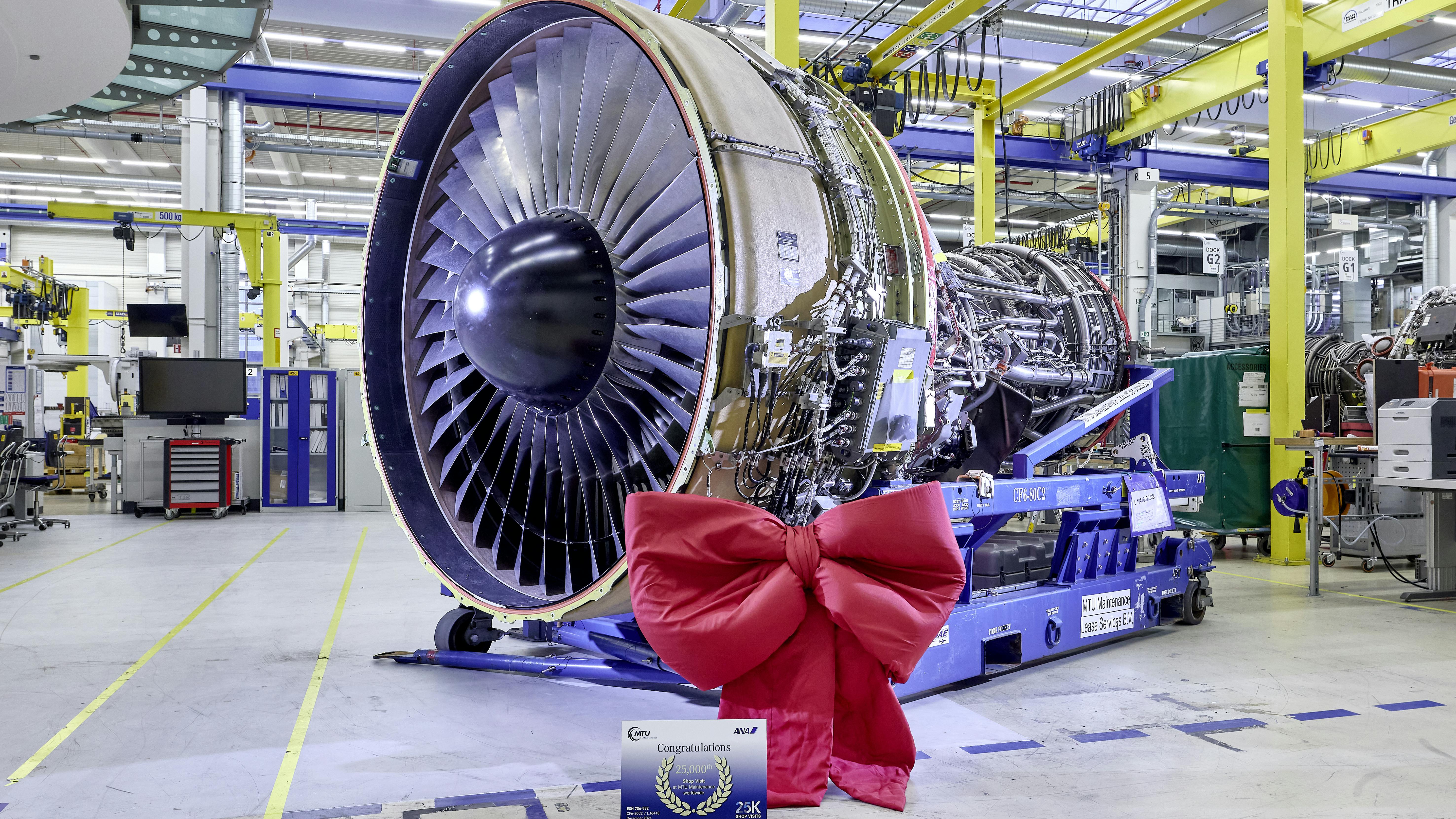 MTU Maintenance Celebrates 25,000 Shop Visits | Aviation Pros