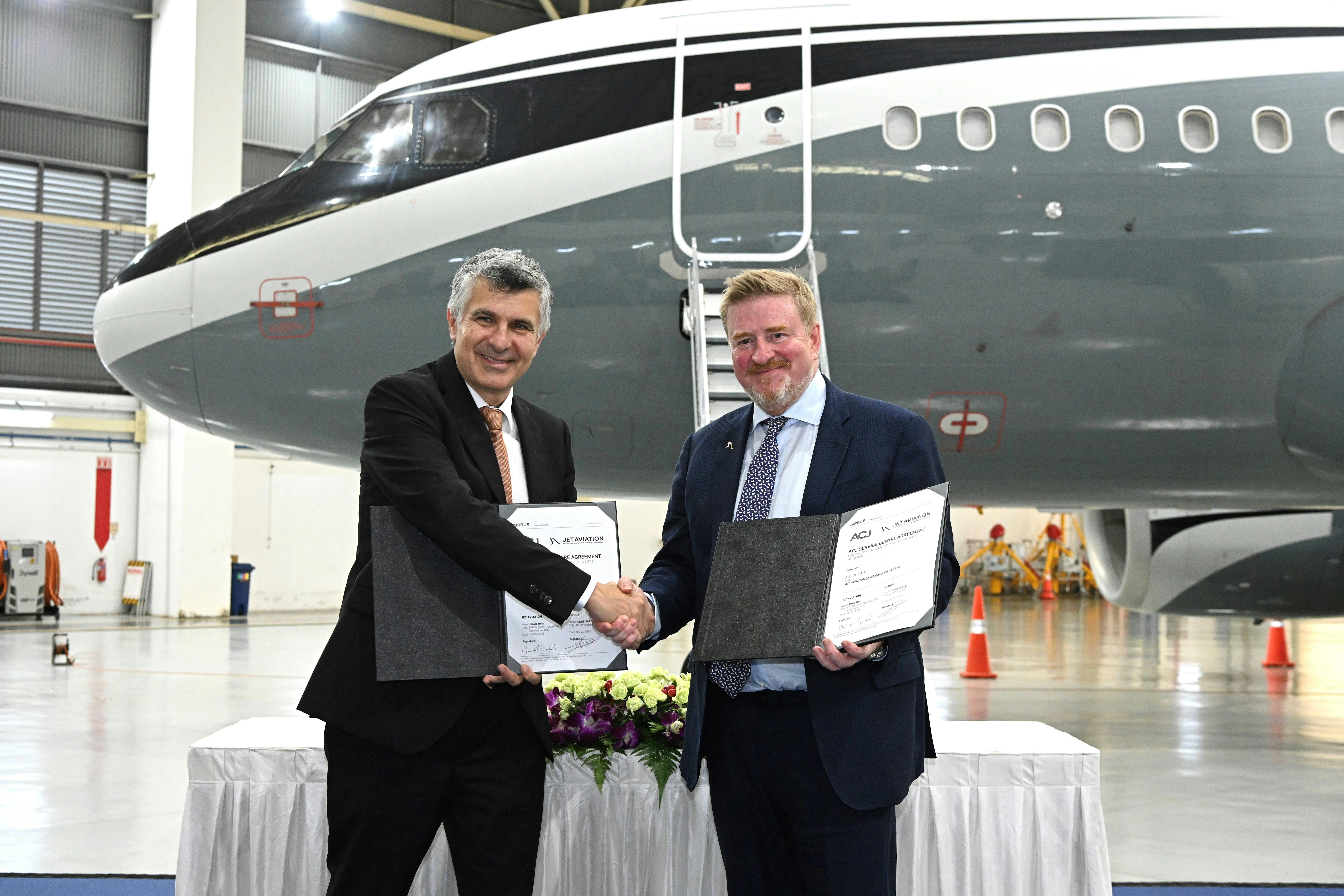 Jet Aviation Singapore Joins Airbus Corporate Jets Service Center ...