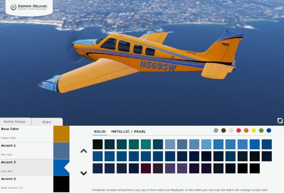Sherwin-Williams Announces 4 New Model Types for Its Aircraft Color ...