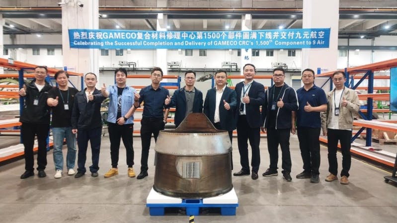 GAMECO’s Composite Repair Center Delivers 1,500th Component | Aviation Pros