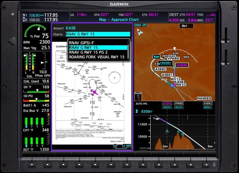 Garmin Adds Guided Visual Approaches to Aviation Database Lineup ...