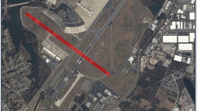 Norfolk International Airport Closes Crosswind Runway 14/32 for ...
