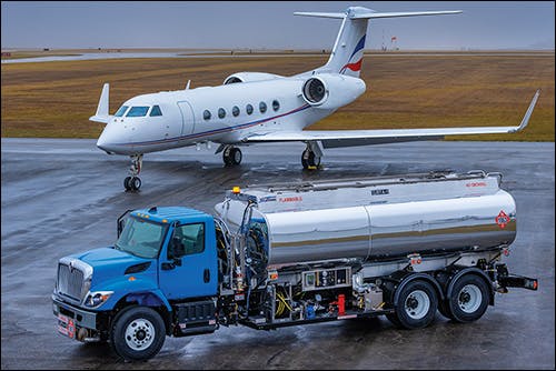 Skymark, World Fuel and Clay Lacy Introduce Nation’s Largest All-Electric Aircraft Refueler ...